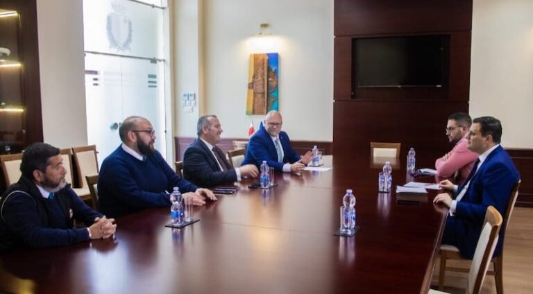 LESA representatives within GWU meet with Minister Byron Camilleri ...